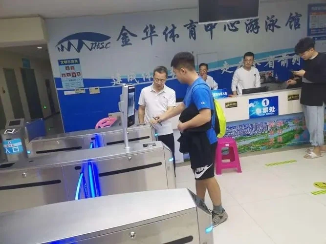 QR code scanner applys in smart turnstiles for swimming pool - RTscan